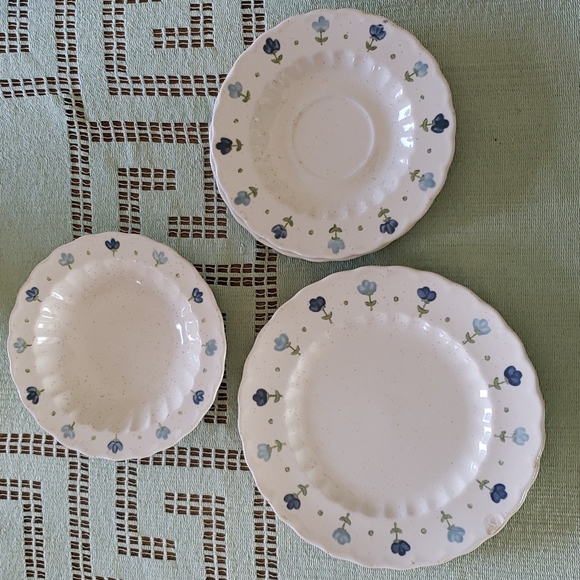 Metlox | Dining | 5 Piece Vernon Ware True Blue Metlox Mid Century ...